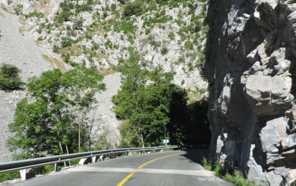 Experience the thrill of the narrowest road in Spain