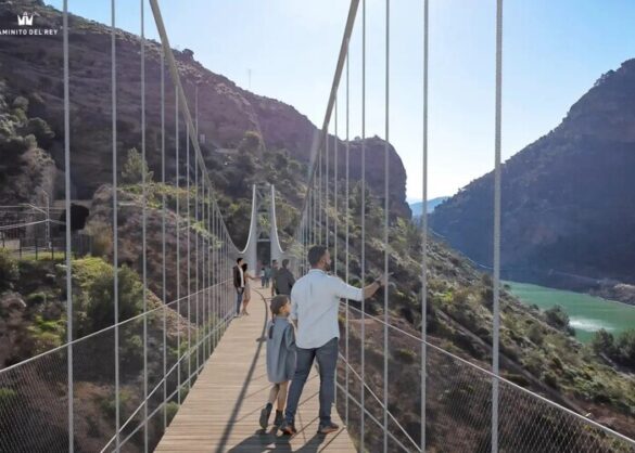 The longest hanging bridge in Spain to be unveiled soon